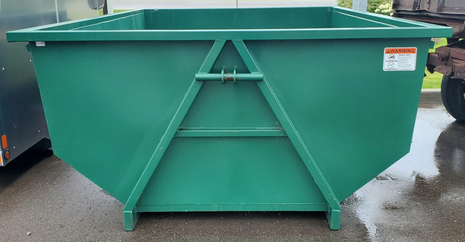 10' x 7'6" Roll Off Container - STE Truck